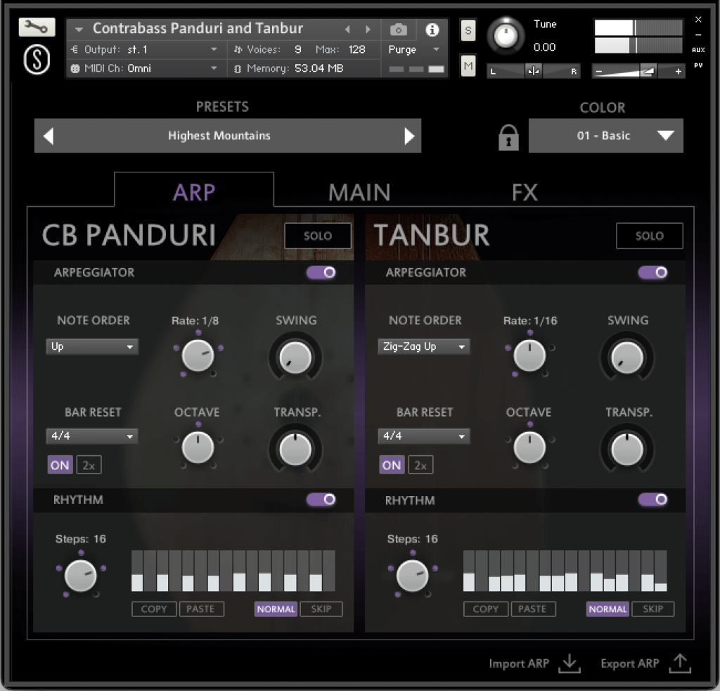 ORIGINS VOL. 10: CONTRABASS PANDURI & TANBUR - Ethnic String Plugin ...