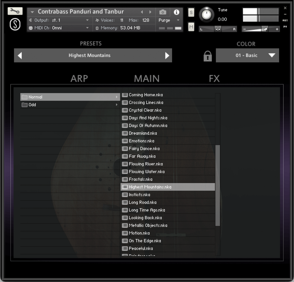 ORIGINS VOL. 10: CONTRABASS PANDURI & TANBUR - Ethnic String Plugin ...