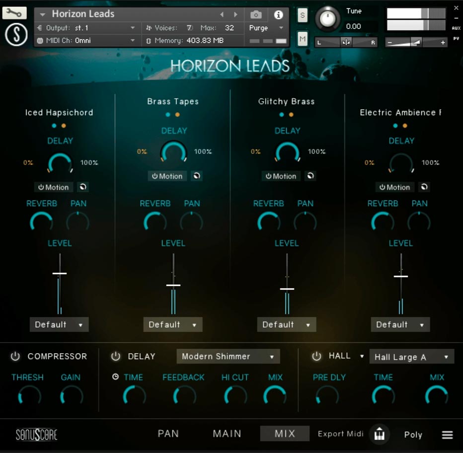 HORIZON LEADS - Discover a New Sonic Dimension - Sonuscore